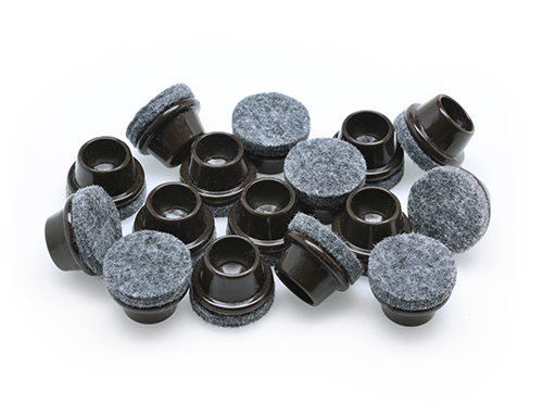 Set of 16 – GorillaFelt® 1” (25mm) Felt Replacement Swivel Caps ...